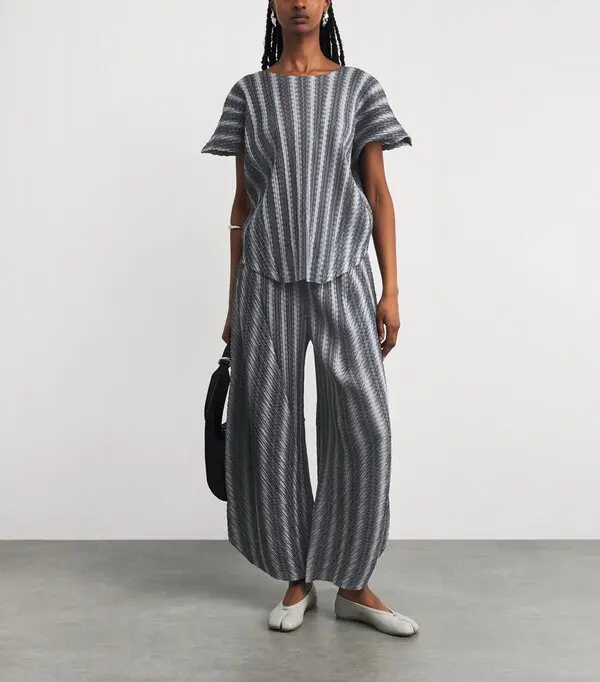 Issey Miyake Wide Leg Trousers