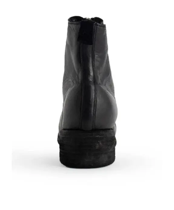 Guidi Distressed-effect Mid-heel Boots