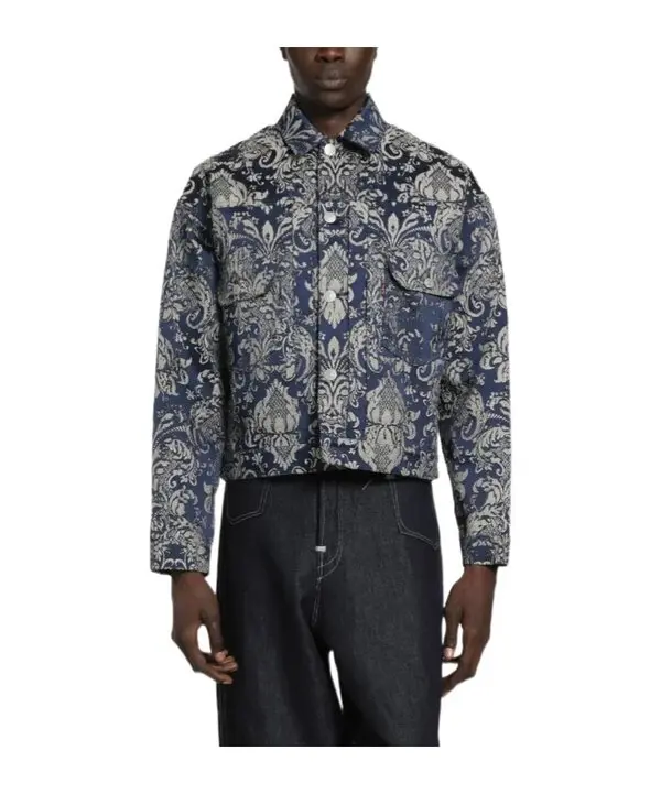 Junya Watanabe Jacquard Buttoned Jacket