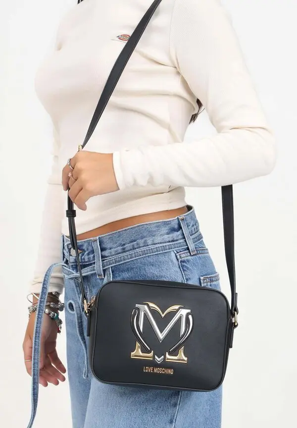 Moschino Patch Crossbody Bag