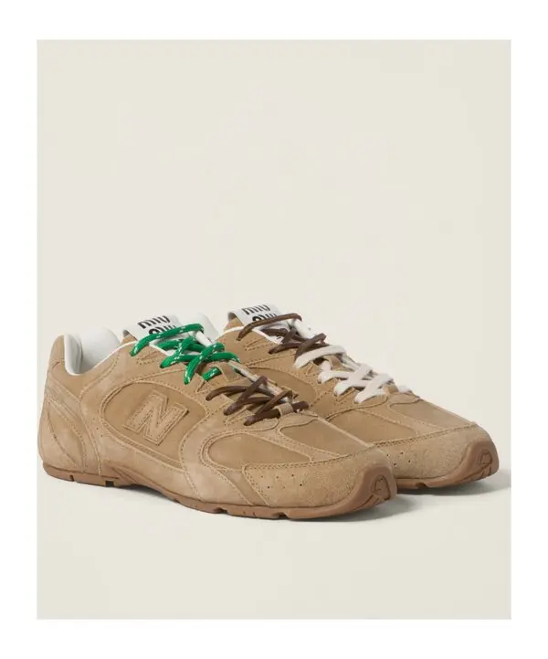 Miu Miu X New Balance 530 Sl Lace-up Sneakers - Ecru