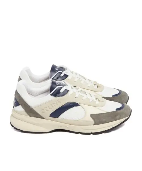 Celine Lace Up Sneakers - Nude