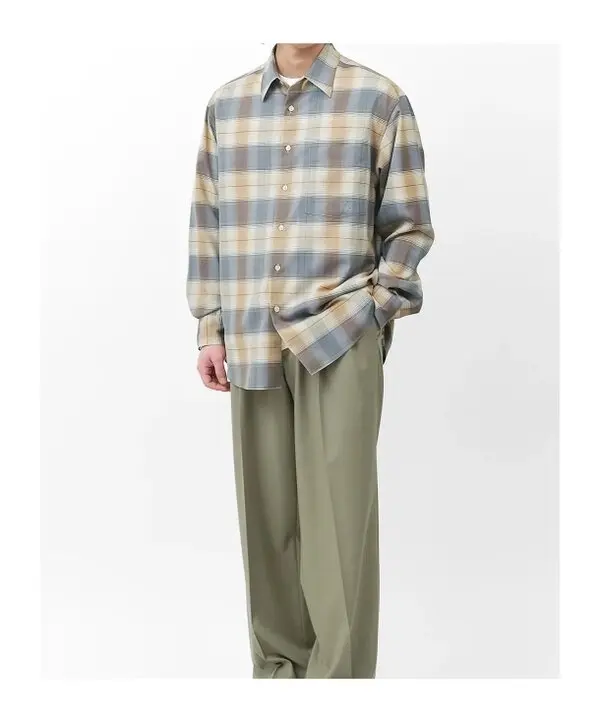 Auralee Long Sleeve Shirt - Light Brown