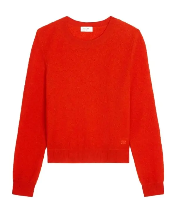 Celine Crew Neck Long-sleeved Sweater