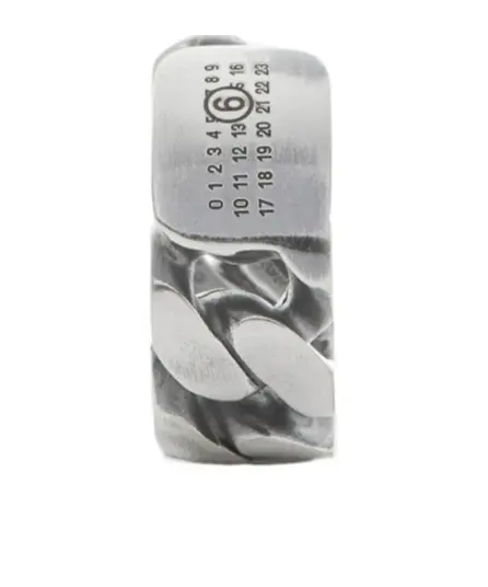 MAISON MARGIELA Chain-link Ear Cuff - Gray