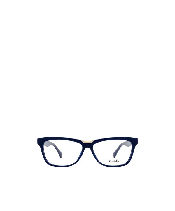 Max Mara Rectangular Frame Eyeglasses - Blue