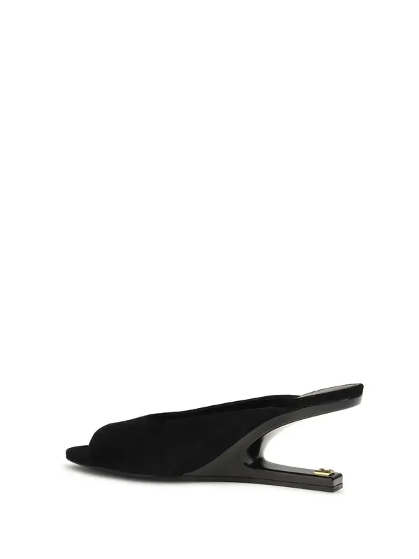 Balmain Open-toe Wedge Heeled Sandals