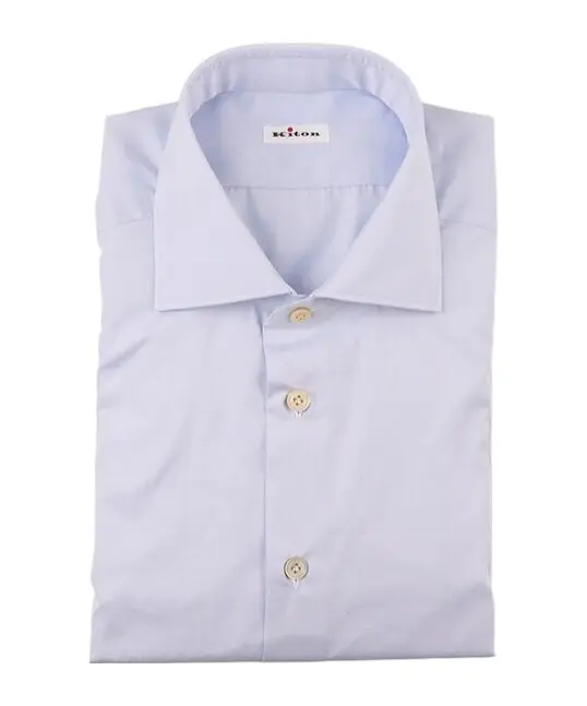 Kiton Spread-collar Button-up Shirt