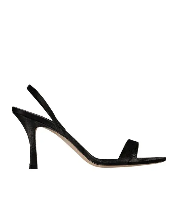 THE ROW Ella Slingback Heel - Black