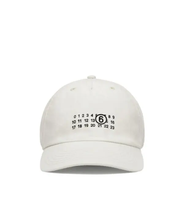 MAISON MARGIELA Numbers Baseball Cap - White