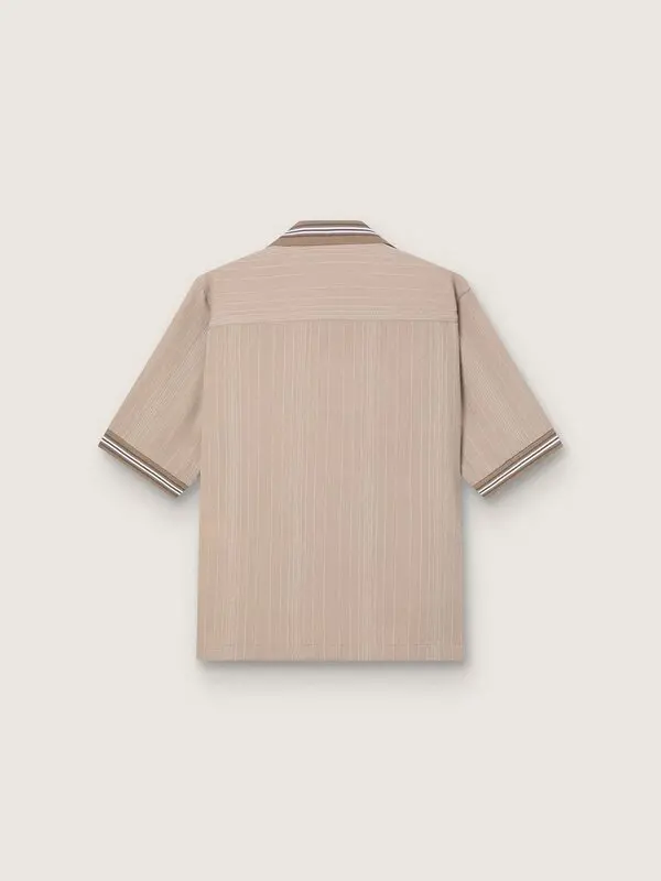 GOLDEN GOOSE Short Sleeved Striped Shirt