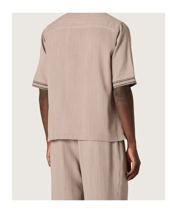 GOLDEN GOOSE Short Sleeved Striped Shirt