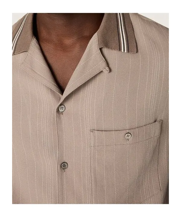 GOLDEN GOOSE Short Sleeved Striped Shirt