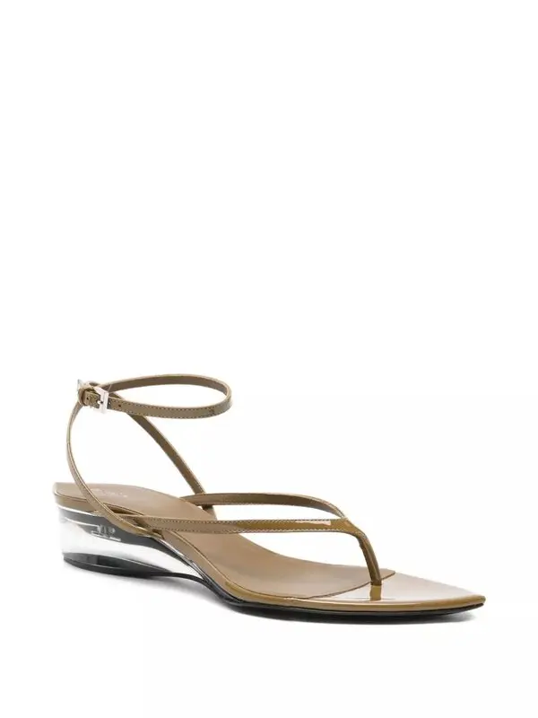 Alaïa V-strap Flat Sandals