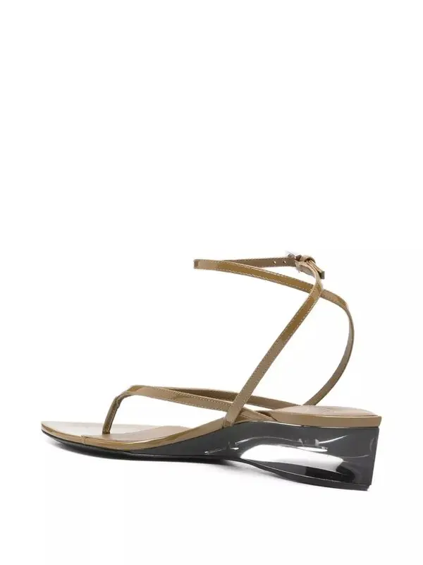 Alaïa V-strap Flat Sandals