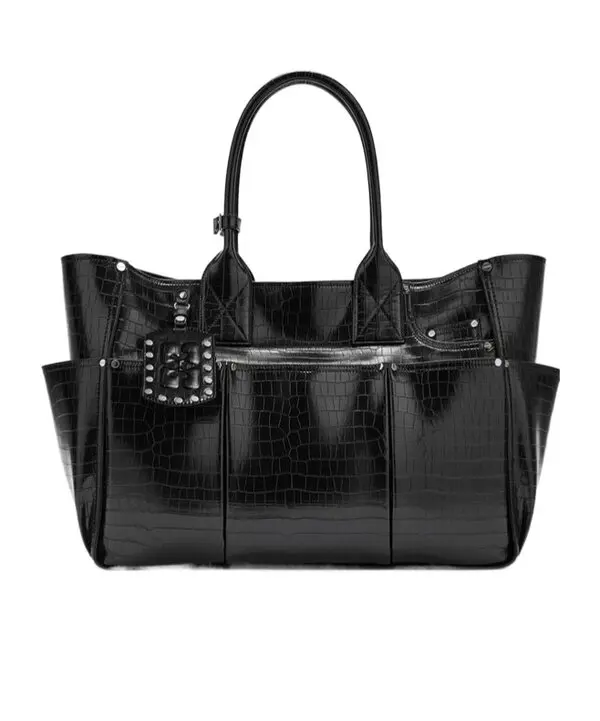 GANNI Posy Bag In Croco