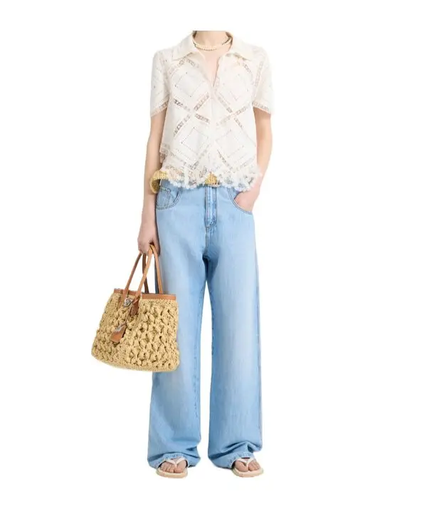 Ermanno Scervino Short-sleeve Lace Shirt