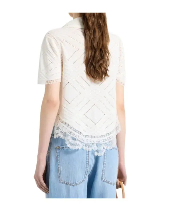Ermanno Scervino Short-sleeve Lace Shirt