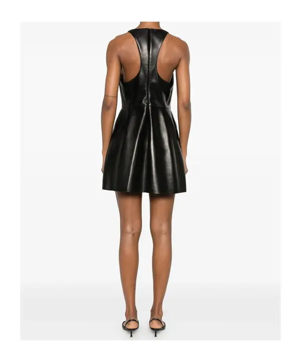 Givenchy Sleeveless Leather Mini Dress - No