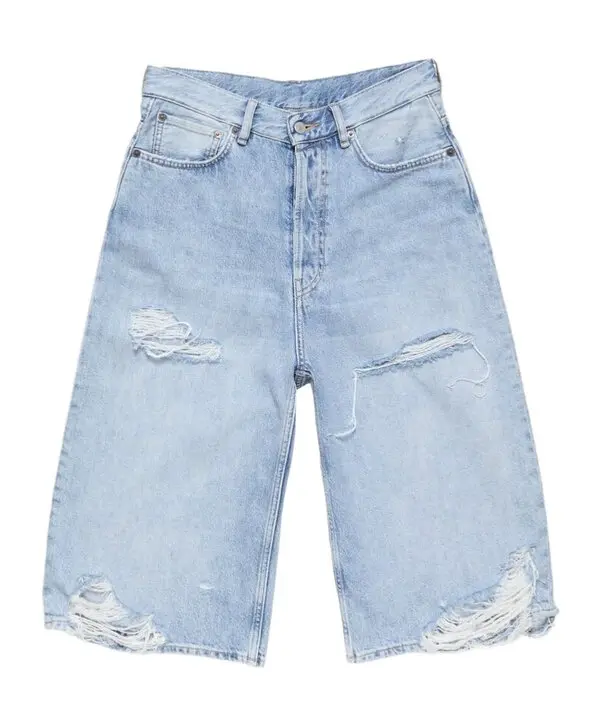 Acne Studios Distressed Denim Shorts