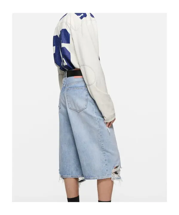 Acne Studios Distressed Denim Shorts