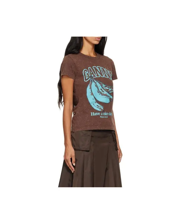 GANNI Future Banana Graphic T-shirt