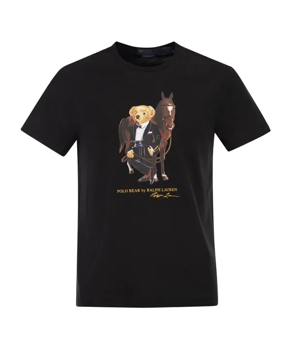 Polo Ralph Lauren Bear Printed Crewneck T-shirt