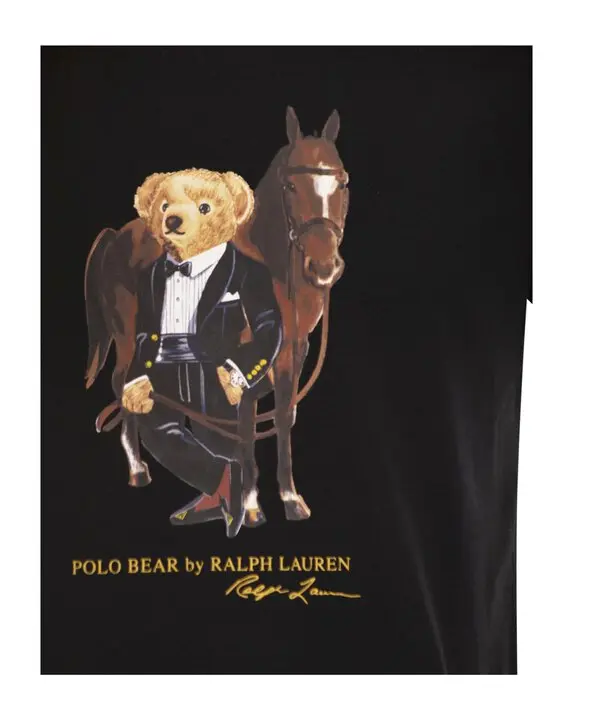 Polo Ralph Lauren Bear Printed Crewneck T-shirt