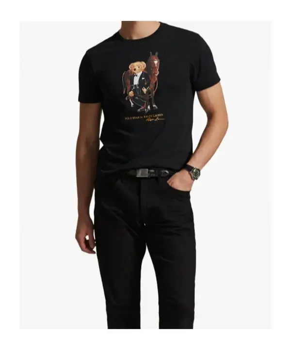Polo Ralph Lauren Bear Printed Crewneck T-shirt