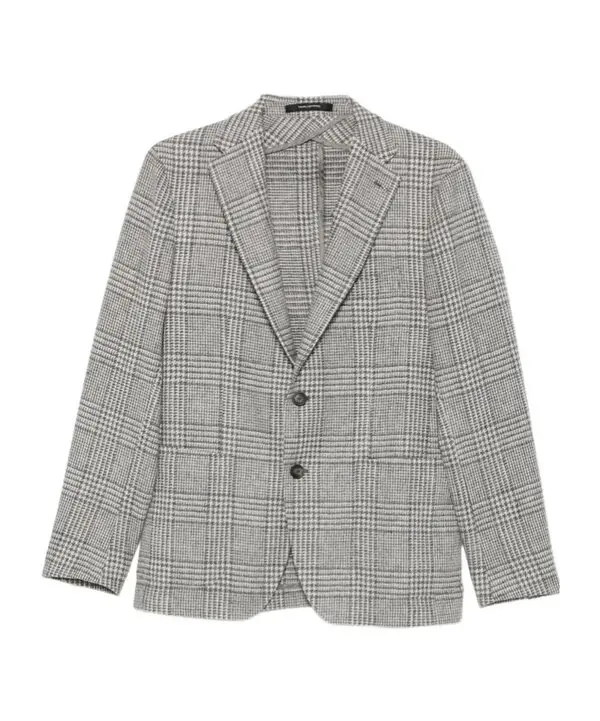 Tagliatore Long-sleeved Suit Jacket - Gray