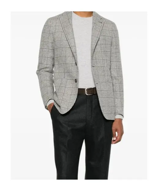 Tagliatore Long-sleeved Suit Jacket - Gray