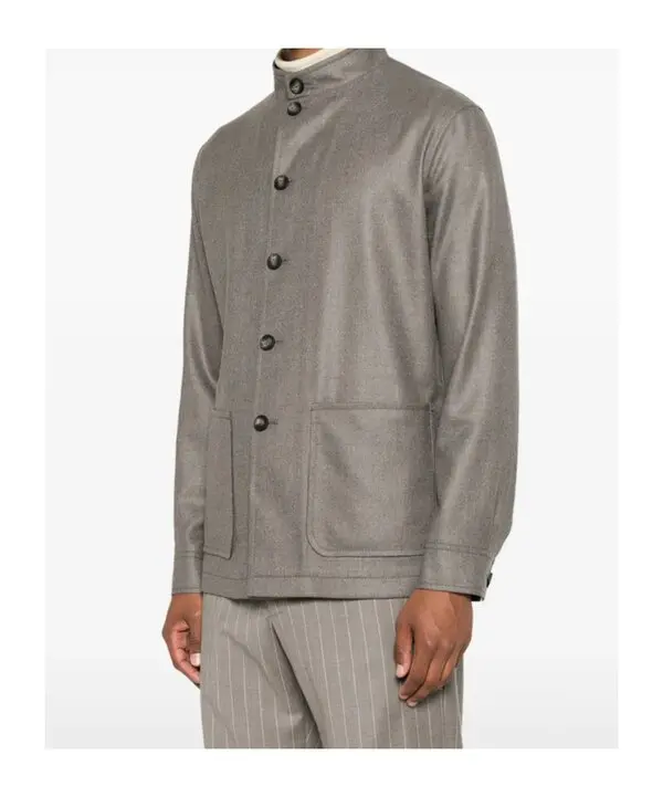 Tagliatore Single-breasted Casual Jacket - Grey