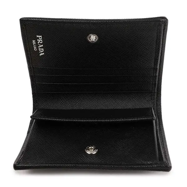 Prada Triangle Logo Bi-fold Wallet