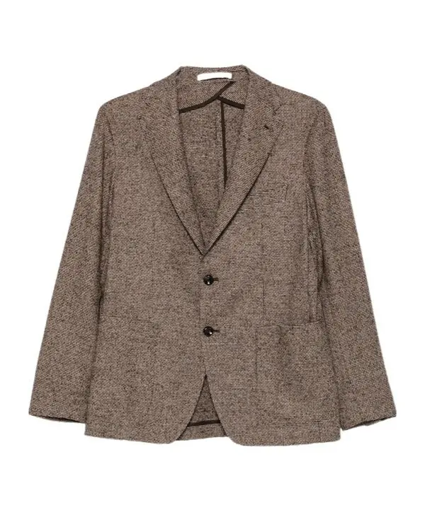 Tagliatore Long-sleeved Blazer - Brown