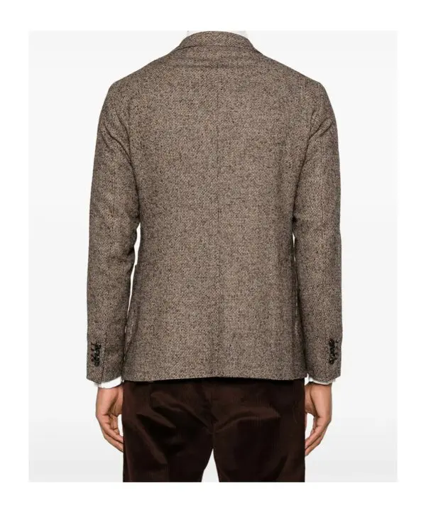 Tagliatore Long-sleeved Blazer - Brown