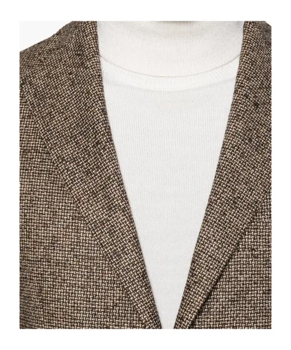 Tagliatore Long-sleeved Blazer - Brown