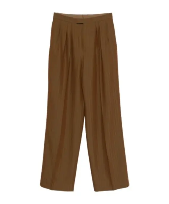 Dries Van Noten Striped Tailored Trousers