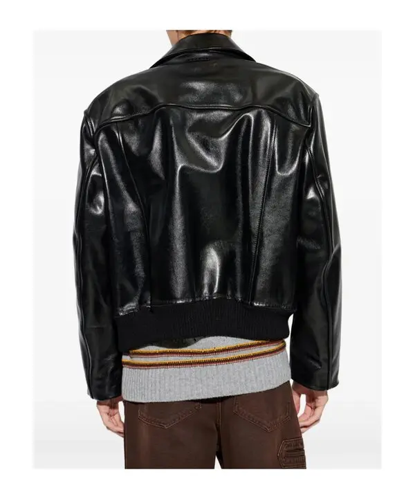 Marni Zip-up Leather Jacket