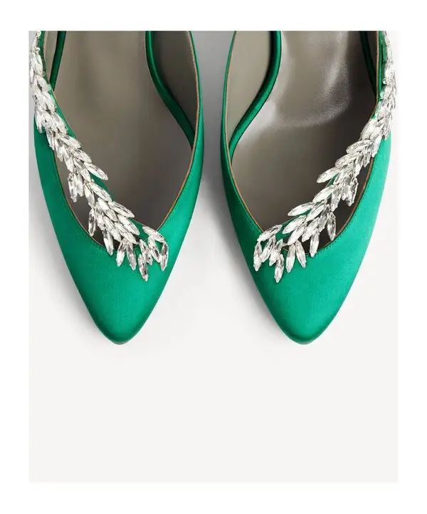BALENCIAGA X MANOLO BLAHNIK Embellished Mule