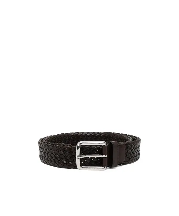 Church's Woven Leather Belt - Black