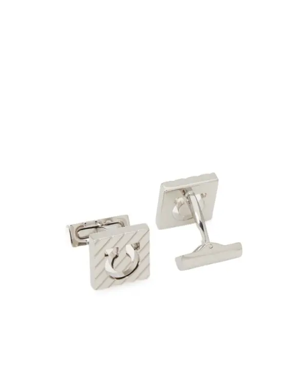 FERRAGAMO Gancini Square Cufflinks