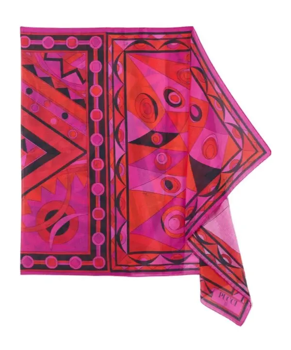 Emilio Pucci Pattern Printed Sarong - Red