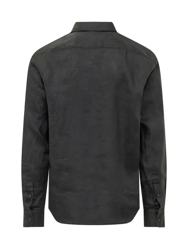 Palm Angels Logo Embroidered Shirt