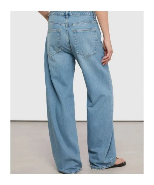 FRAME The Off Duty Wide-leg Jeans - Blue