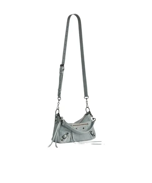 Balenciaga Le City Moto Bag Small - Blue Grey