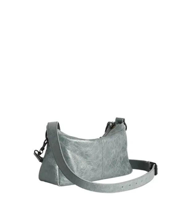Balenciaga Le City Moto Bag Small - Blue Grey