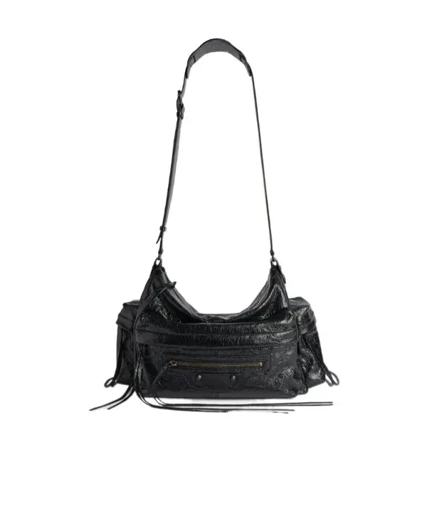 Balenciaga Le City Multipocket Crossbody Bag Medium - Black