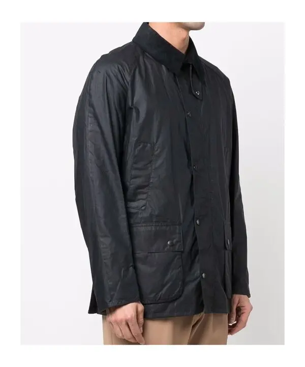 Barbour Ashby Buttoned Long Sleeved Coat - Black