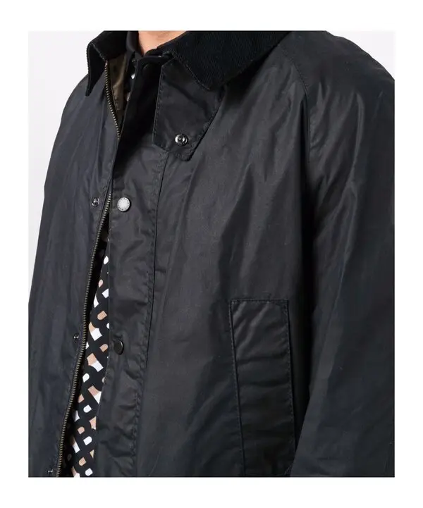 Barbour Ashby Buttoned Long Sleeved Coat - Black