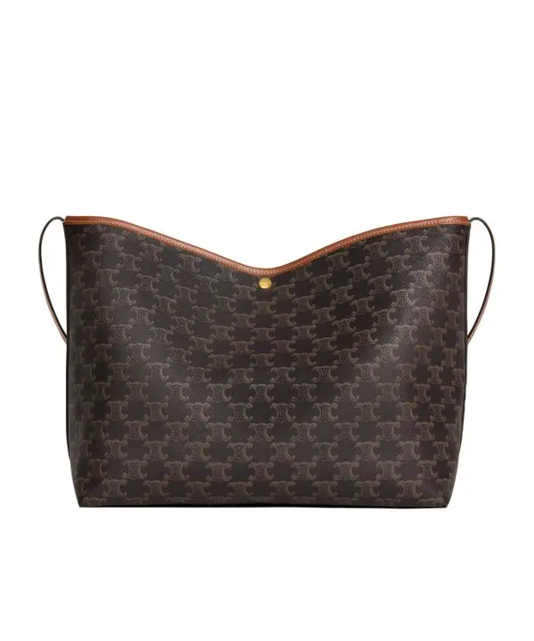 Celine Triomphe Canvas Soft Shopper Bag